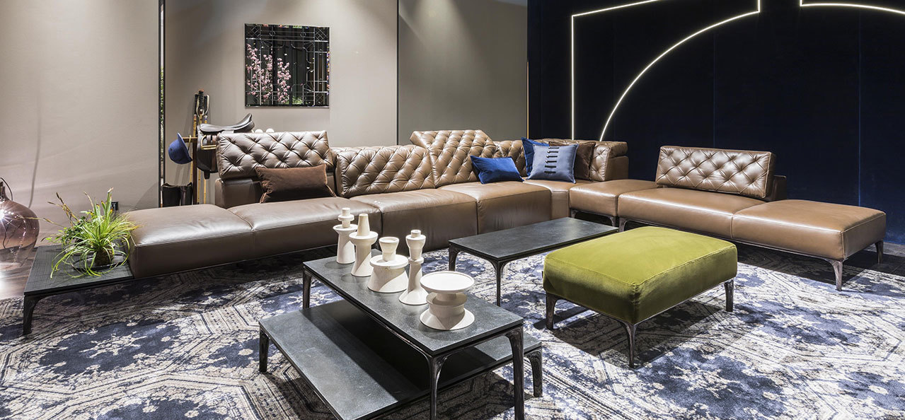 SKYLINE je mehka in moderna sedežna garnitura znamke Natuzzi Italia ...